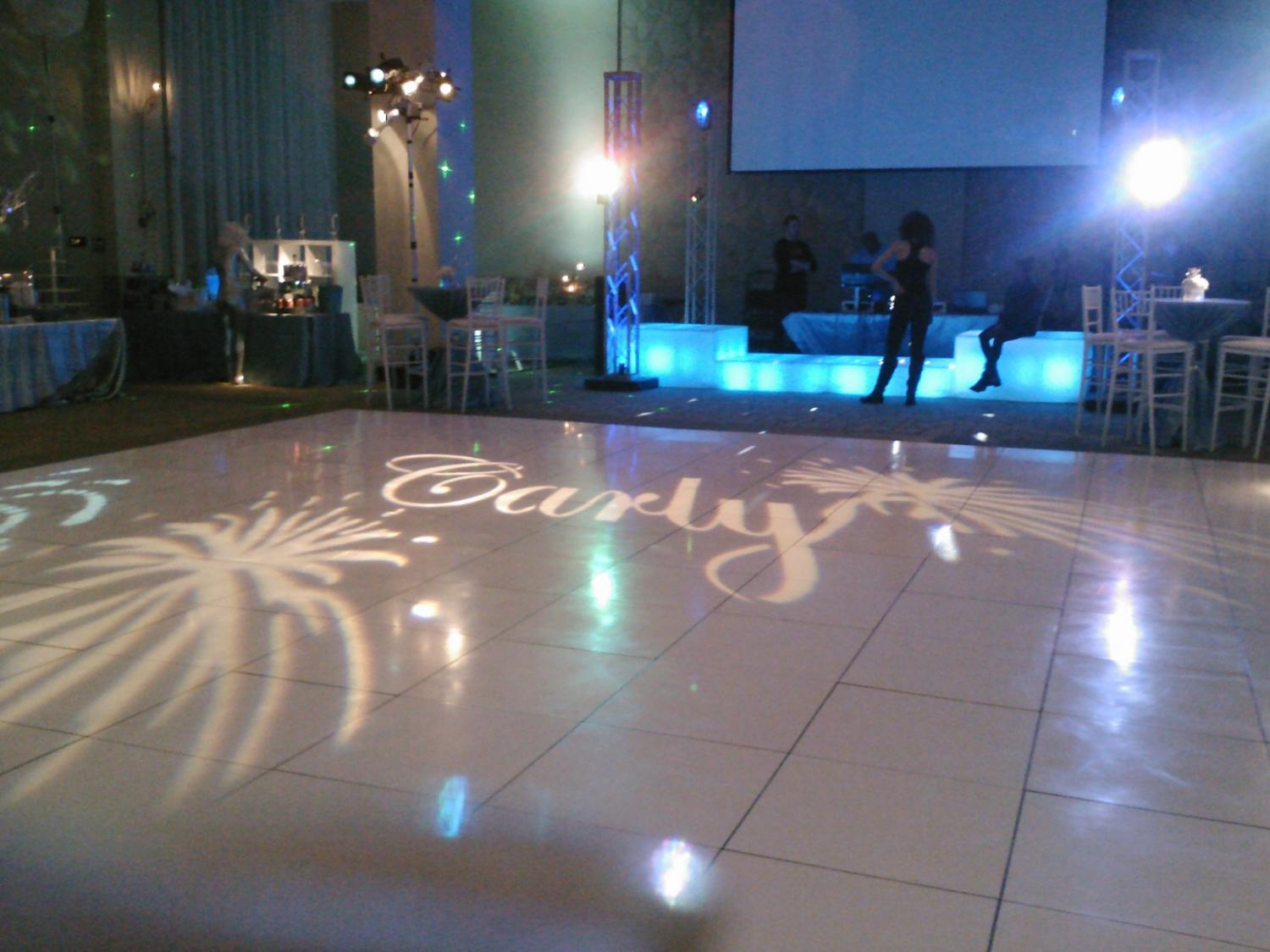 White Dance Floor - We Rent Atlanta